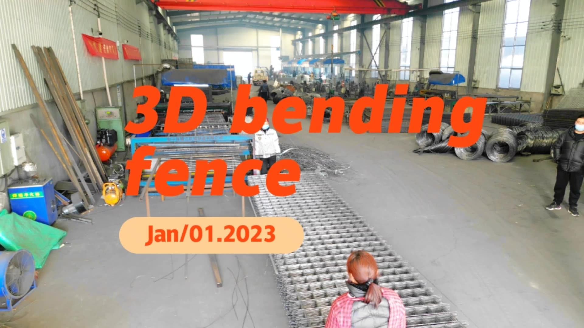 High Quality Galvanized Steel Metal Pvc Coated 3d V Bending Curved ...