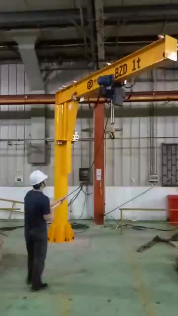 2t悬臂吊 KBK旋臂吊 柱式悬臂吊 1t悬臂起重机0.5t单臂吊 独臂吊-阿里巴巴