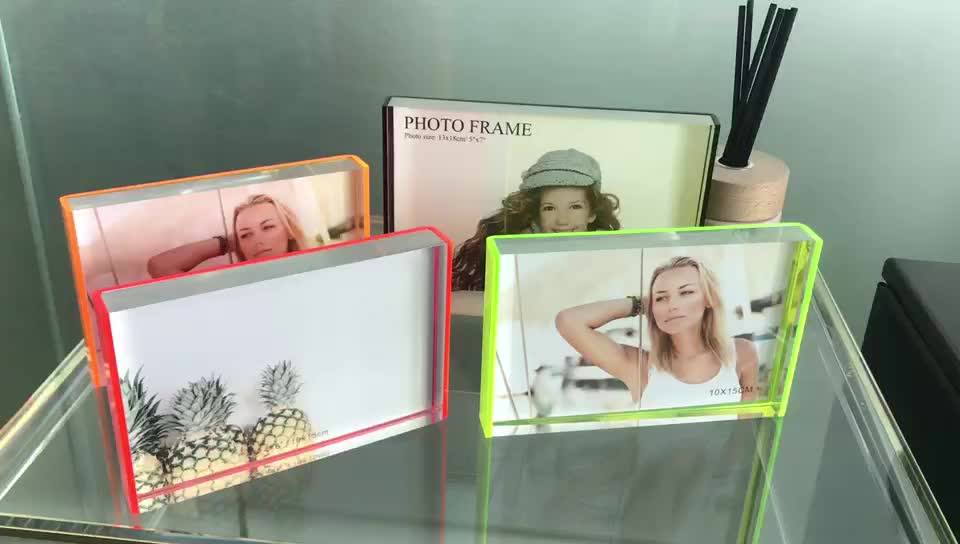 Cheap Neon Color Acrylic Picture Frame New Style Photo Frames Custom ...