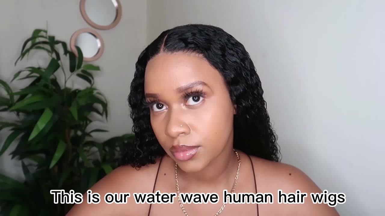Wholesale Fast Shipping 8-14 Inch Water Wave Bob Wig Brazilian Virgin ...