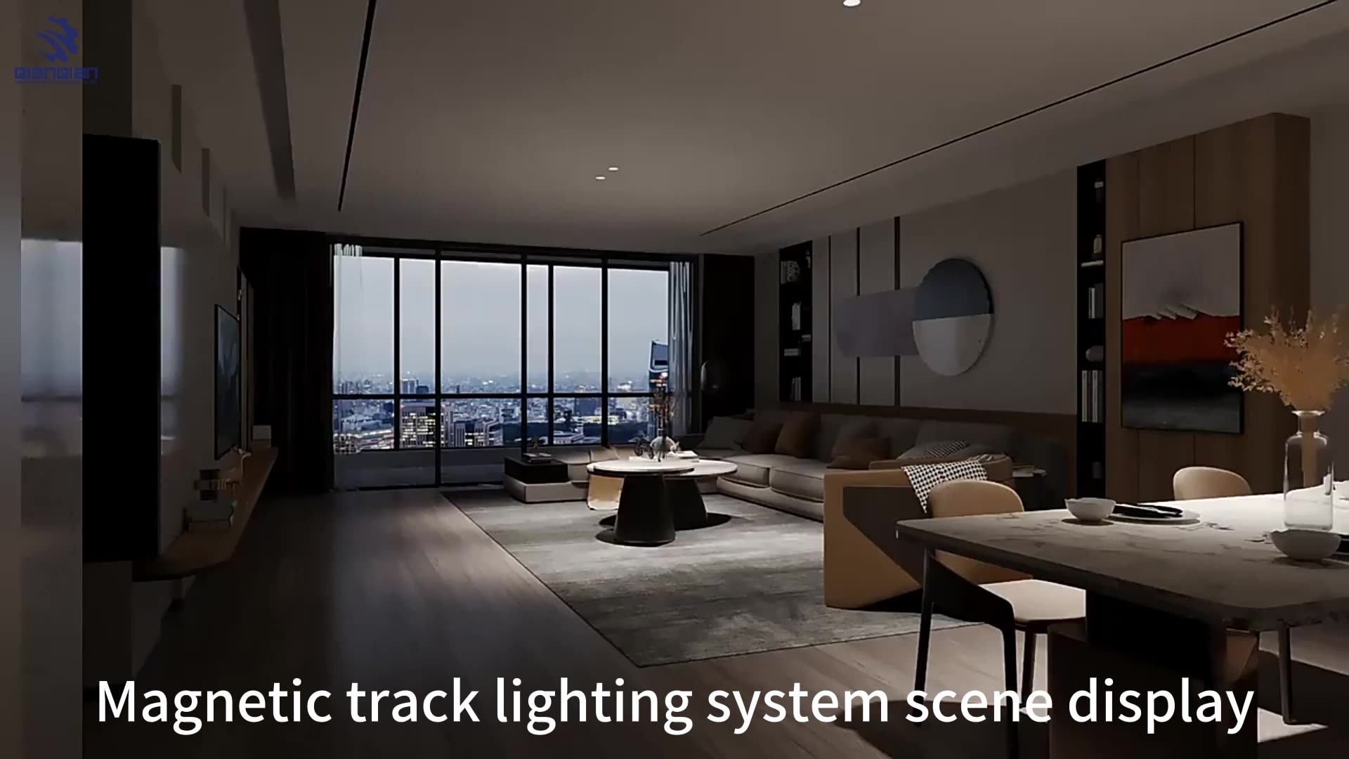 Low Voltage Dc48v Rail Dimmable Led Tracking Light System 6w 12w 20w ...