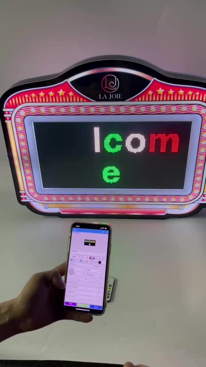 Happy Birthday Led Board Letter Sign Digital Sign Customized Logo Vip ...