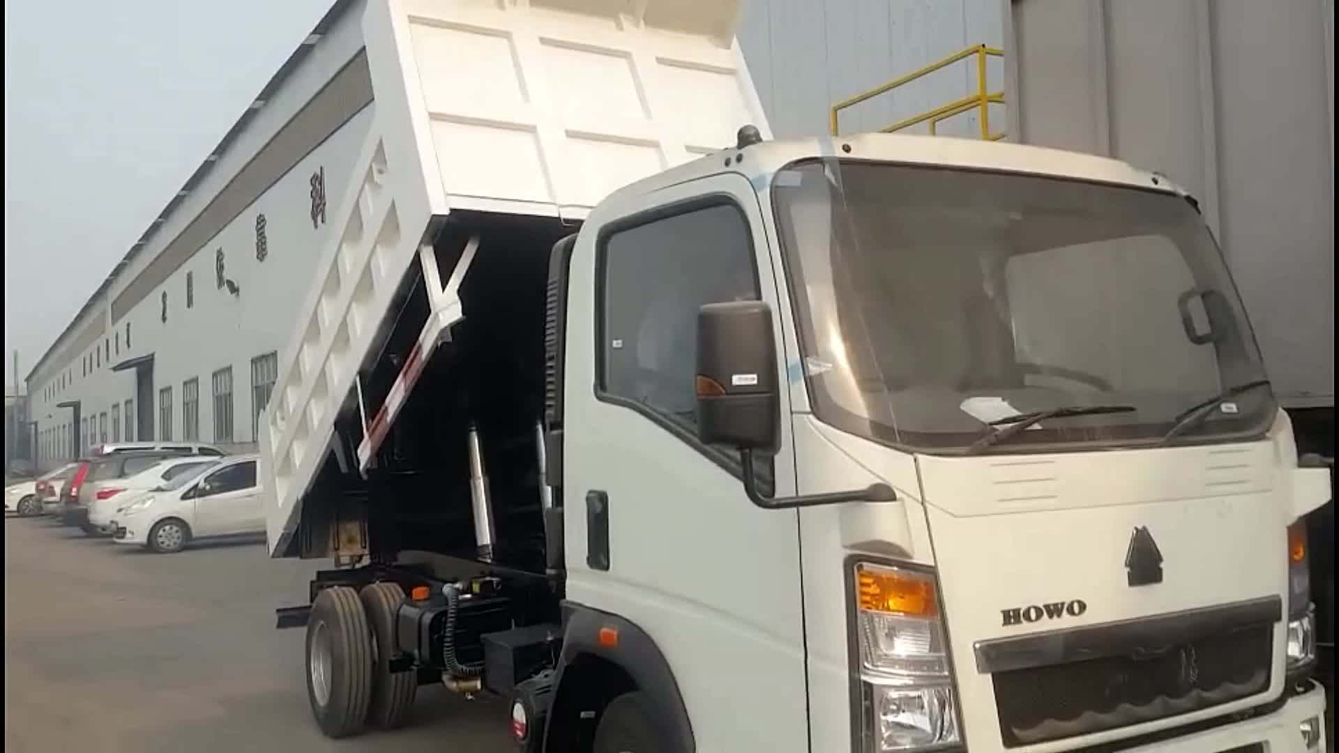 4x2 5tons Cdw Light Dumper Dump Truck 4ton 4x4 Mini Light Tipper Truck ...