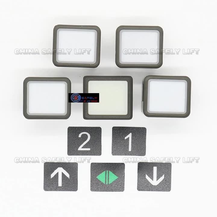 Otis Hyundai Elevator Cop Lop Call Buttons Sw 000822 Push Button Lg ...