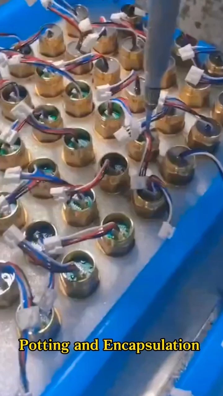 Glue Dispensing Equipment Inductor Capacitor Potting Machine Automatic ...