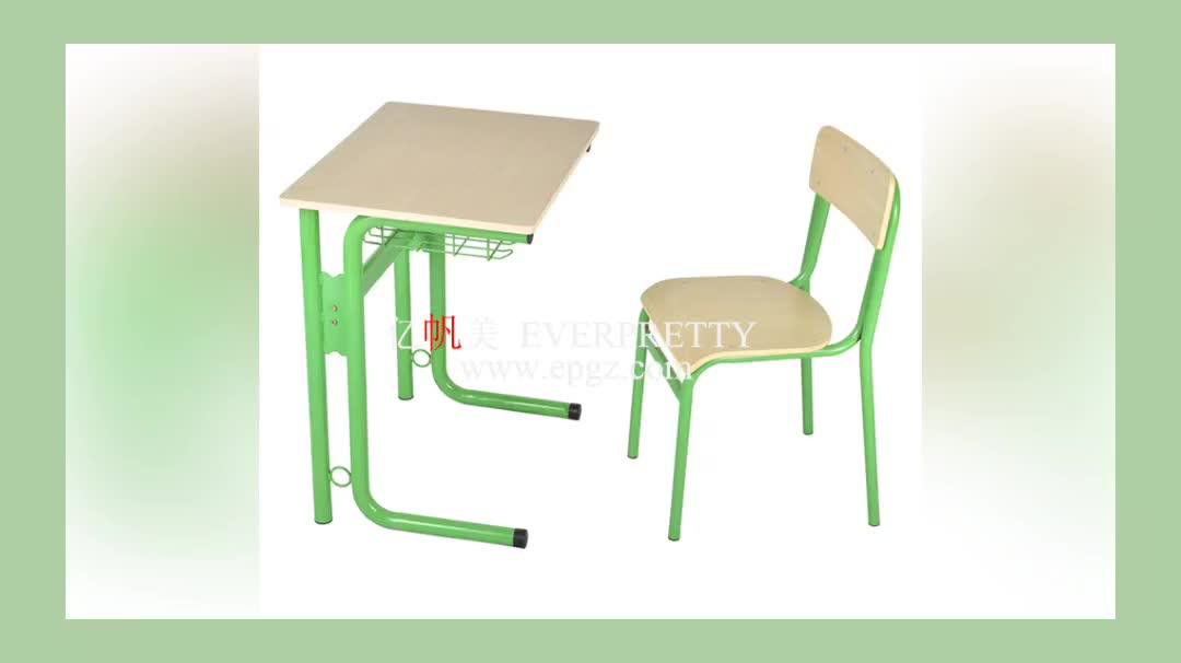 Mebel Kelas,Meja Dan Kursi Siswa Kayu Tunggal Untuk Meja Belajar ...