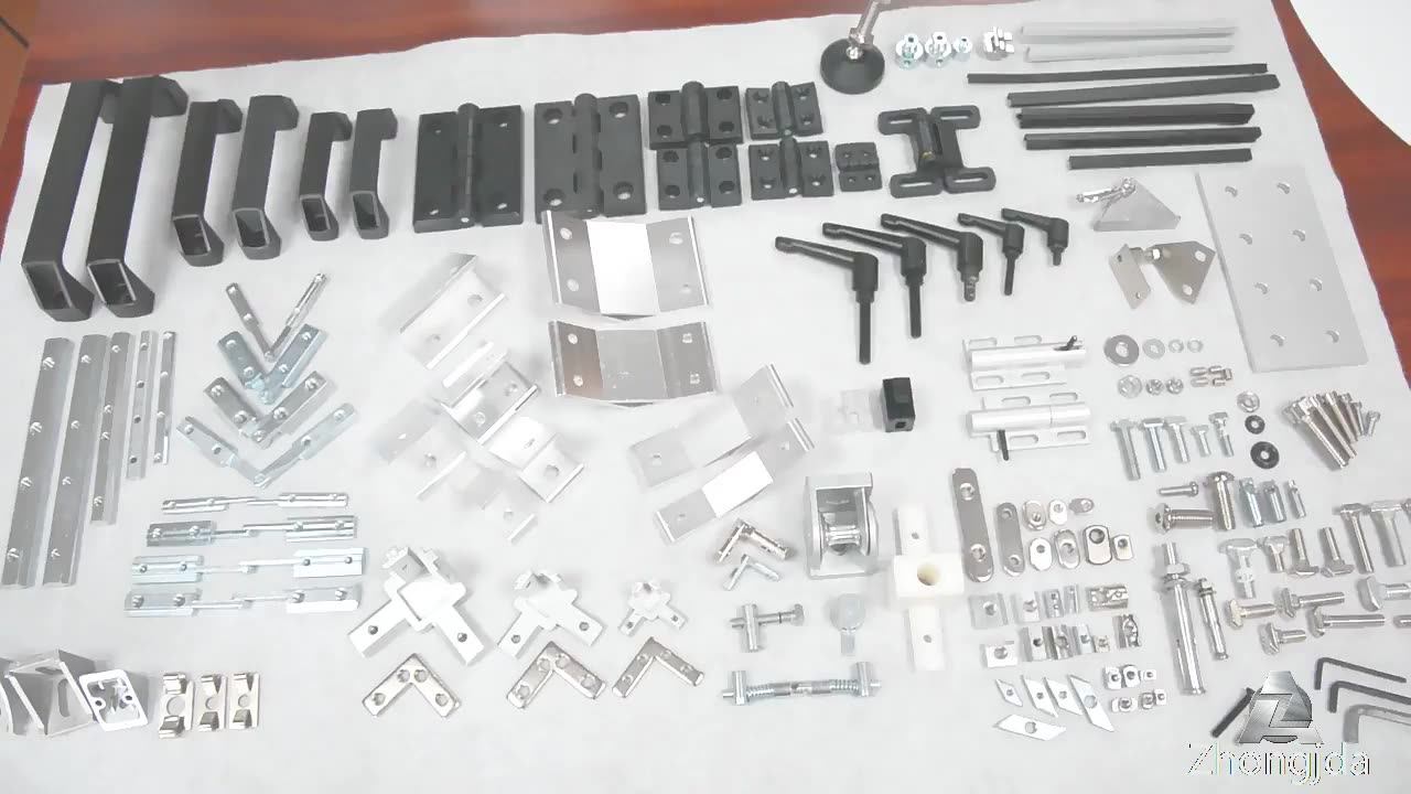 T Slot Aluminum Extrusion Accessories Connectors 90 Degree Right Corner ...