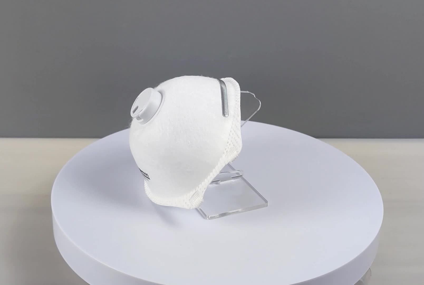 3q Niosh Authorized Genuine N95 Face Maskvalve Synthetic Material Dust ...