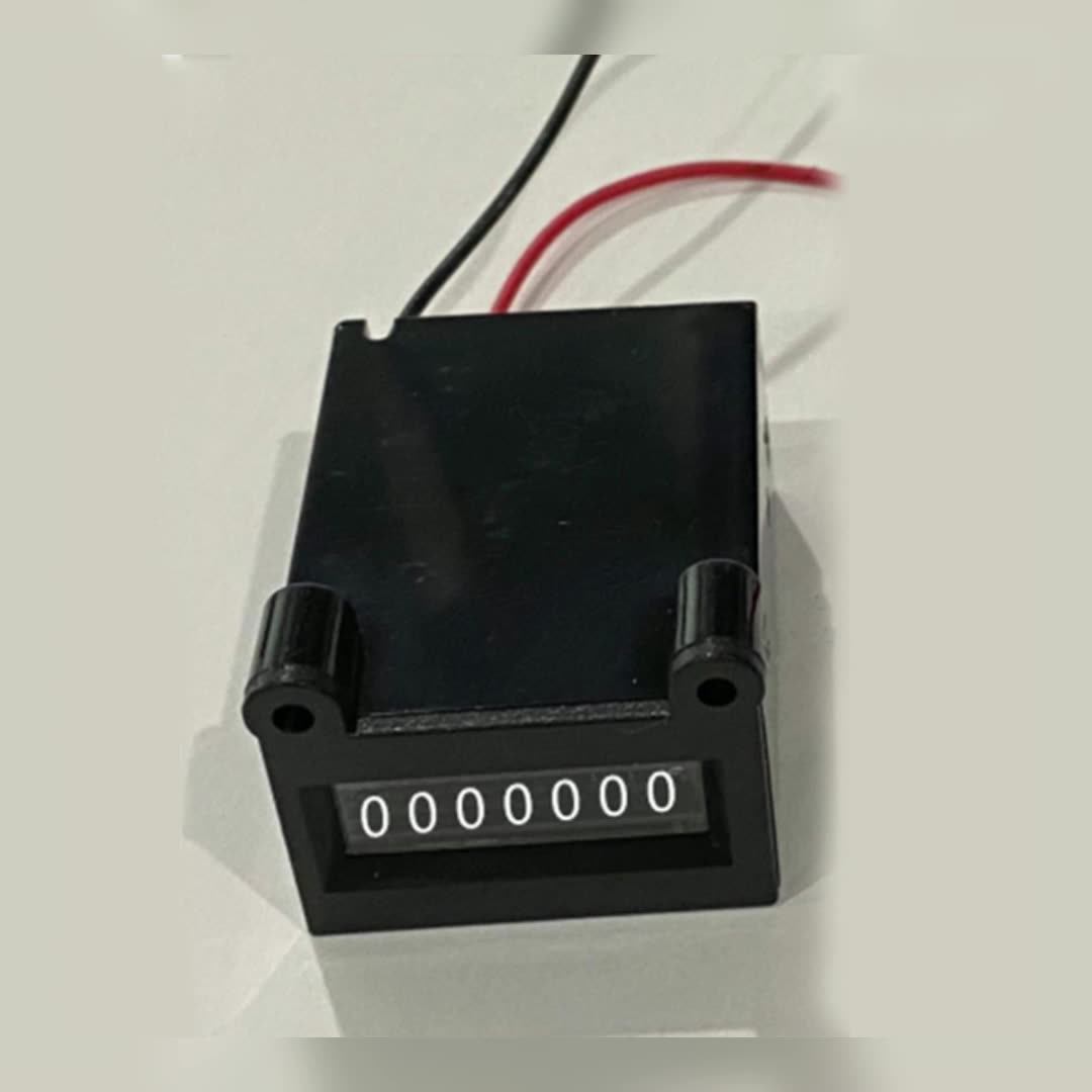 Doto 7 Digit Digital Mechanical Counter Meter Dc 12v 24v Pulse Counter ...