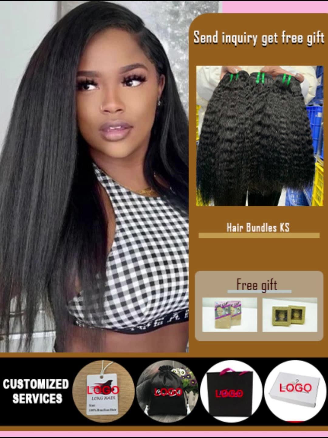 Raw Kinky Straight Yaki Hair Bundles Vendors Factory Wholesale Price ...