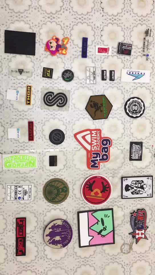 3d Embossed Brand Logo Pvc Rubber Label,Perfect Handfeeling 3d Rubber ...