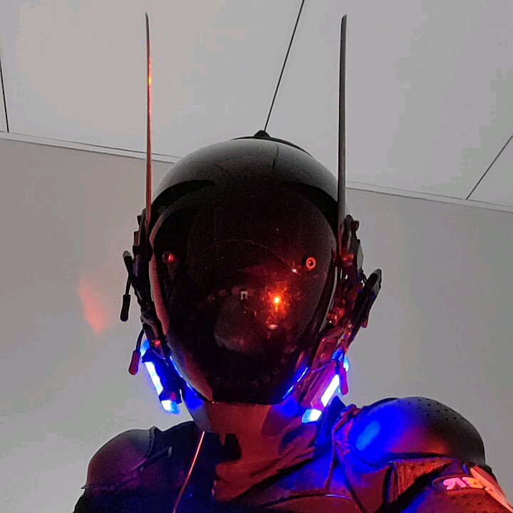 Cyberpunk Mask - Cyber Mask - Samurai Helmet - Tactical Helmet Cosplay ...