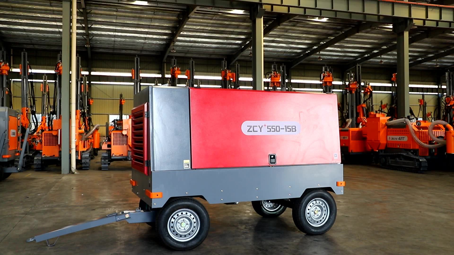 Cummins Diesel Engine Screw Air Compressor 13bar 132kw 550cfm 550 Cfm ...