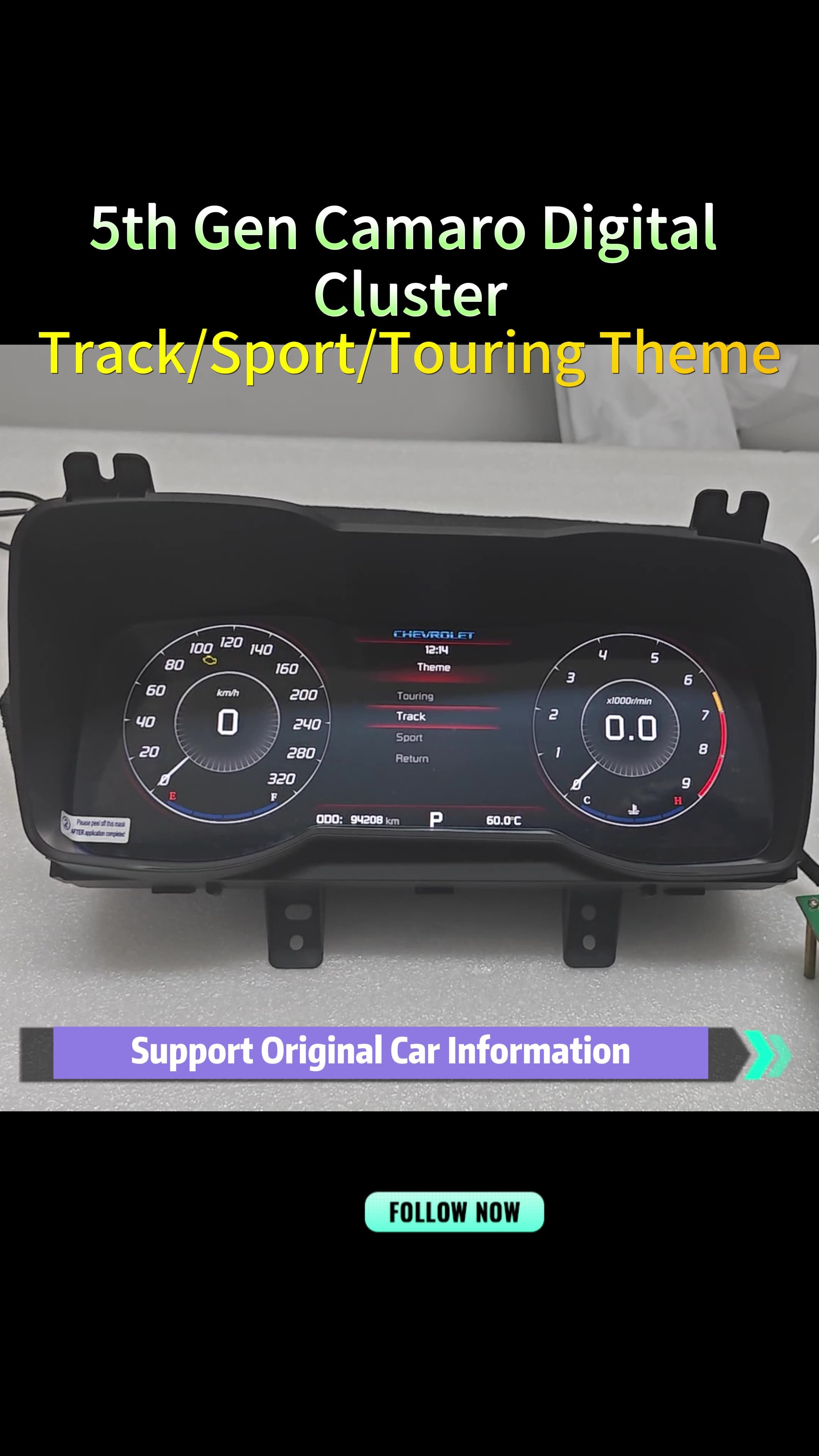 Acardash Gen 5th Lcd Dashboard Digital Dash Gauges Speedometer ...