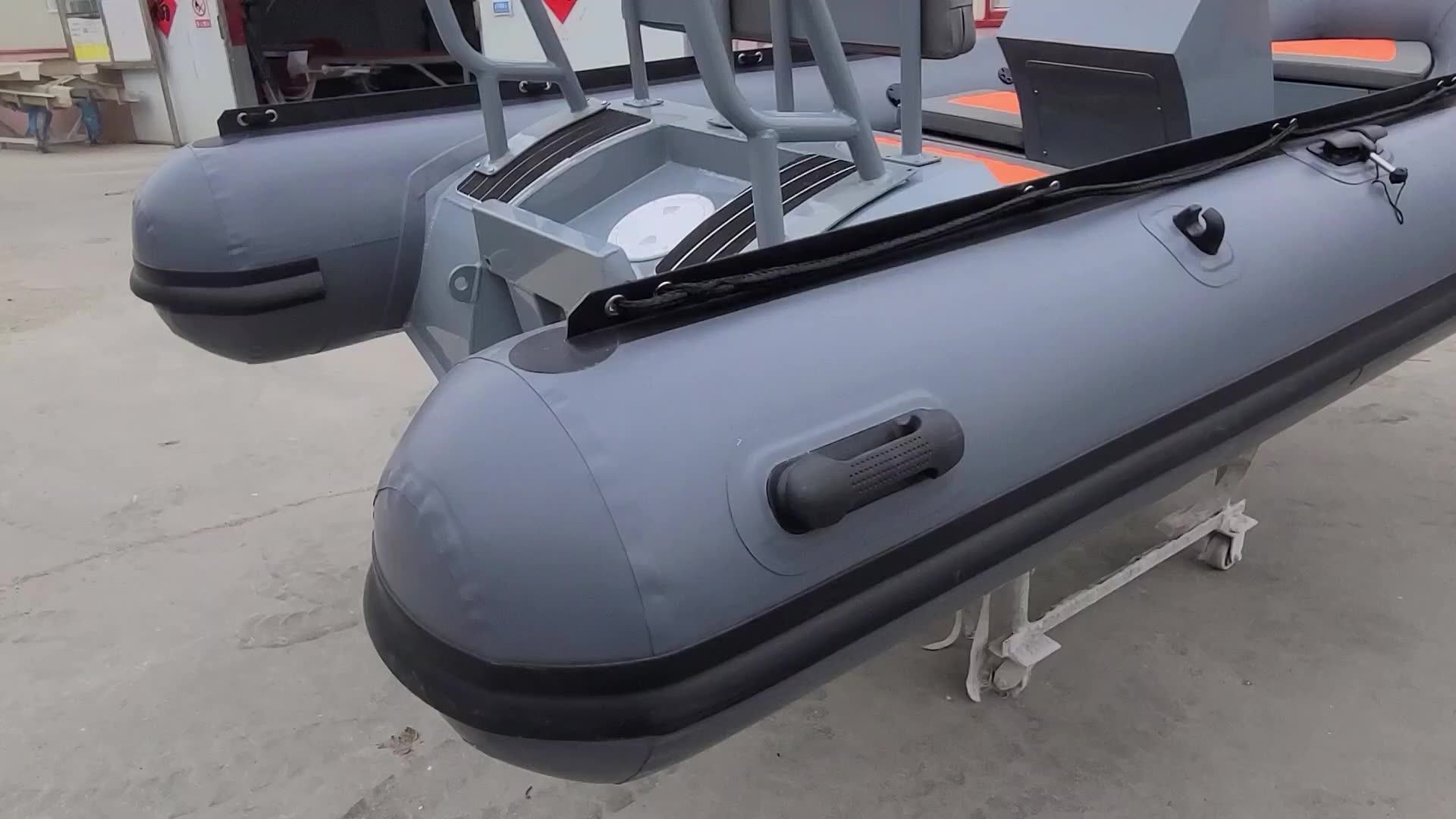 12ft Ce Certificate Hypalon/pvc/orca Sport Aluminum Rib Inflatable ...