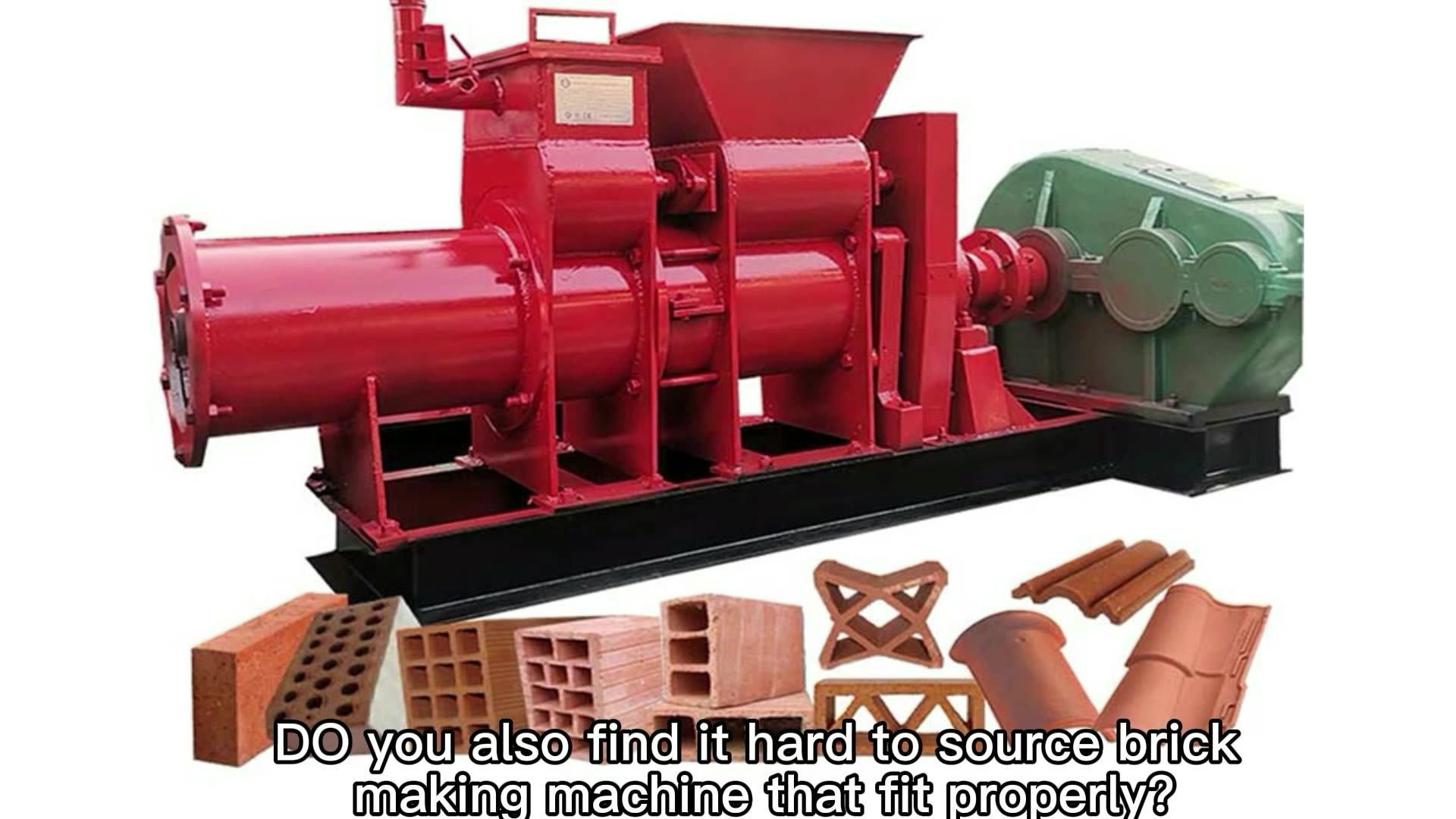 Hollow Manual Extruder Brick Production Line Soil Earth Mud Machine For ...