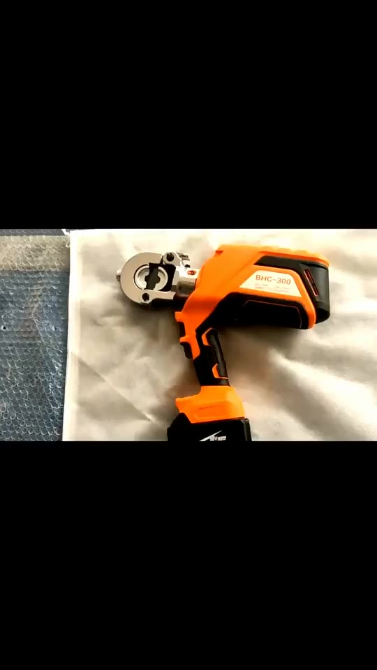 Bhc-300 Hydraulic Electrical Tool Kit Rechargeable Pro Press Crimping Machine Terminal Cable ...