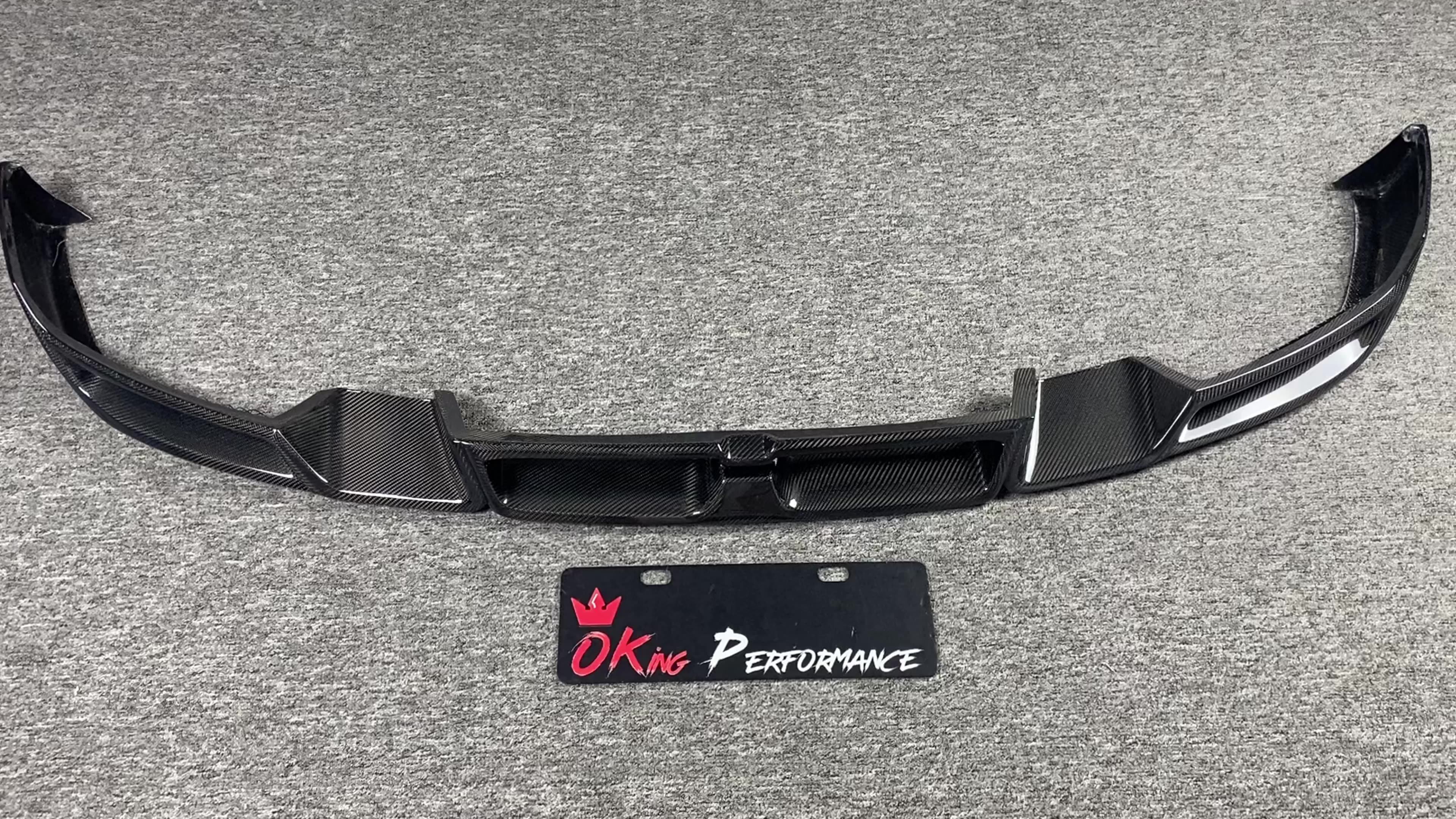 Larte Style Carbon Fiber Front Bumper Lip For Bmw X6 G06 Bodykit - Buy ...