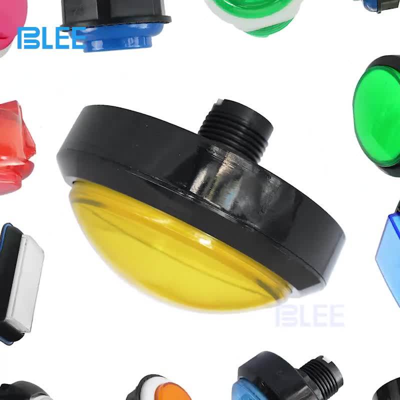 100mm Dome Illuminated Push Button Switch Momentary Arcade Game Machine ...