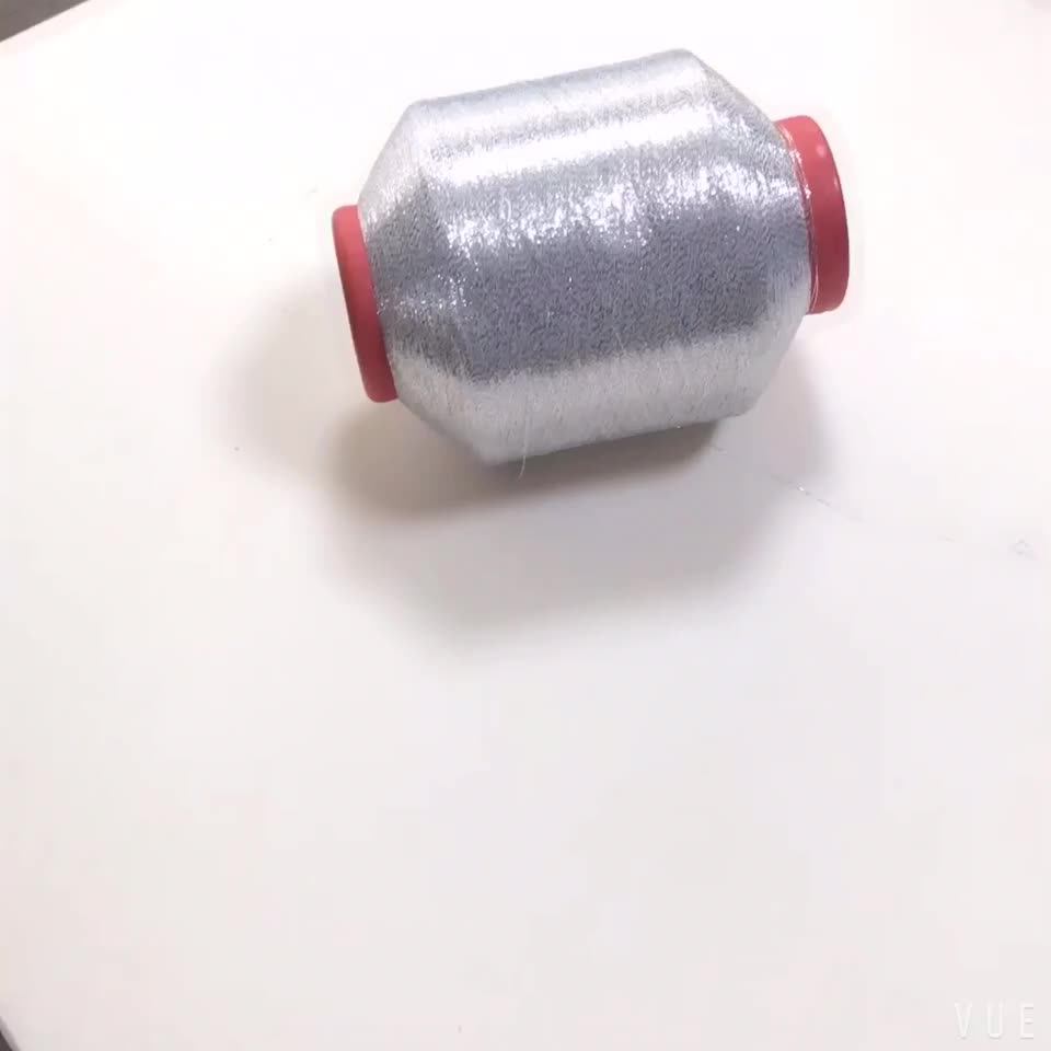 2018 Silver Lurex Fabric Metallic Yarn Silver Coated Metal Yarn - Buy ...