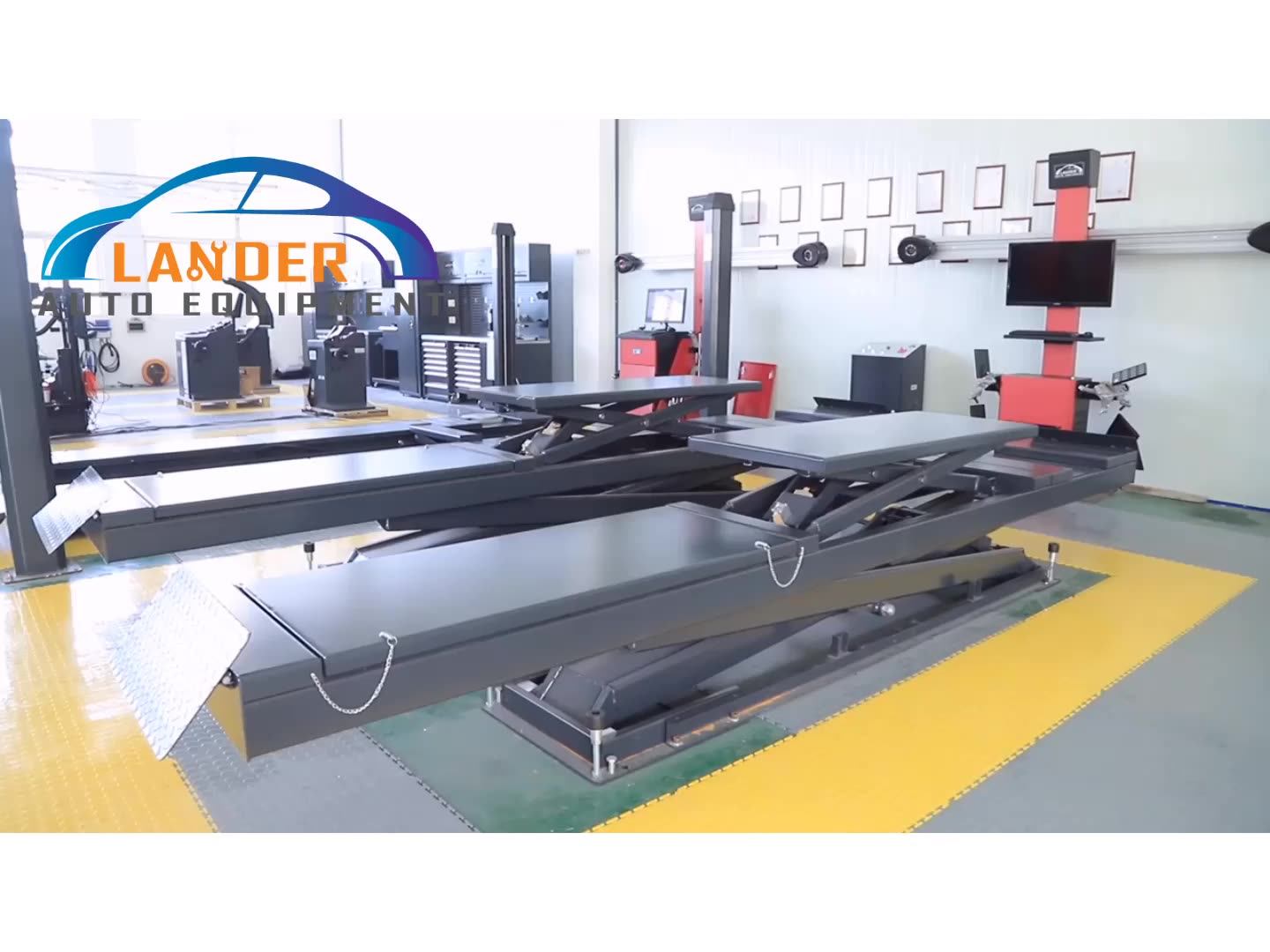 Inground Gunting Pengangkat Mobil,Penggerak Hidrolik Tinggi 220v - Buy ...