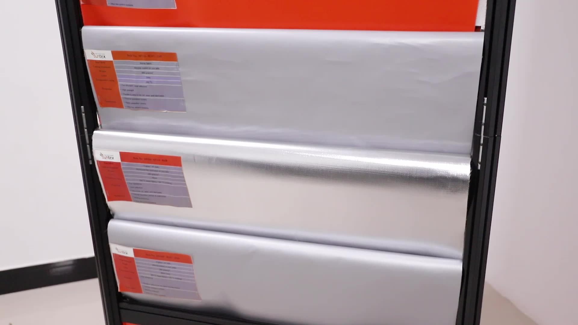 Fireproof Material Thermal Insulation Silicone Coated Fiberglass Fabric ...