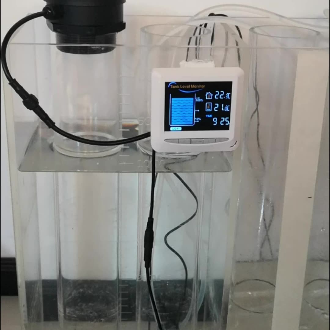 Ultrasonic Tank Level Controller Liquid Continuous Detect Water Level ...