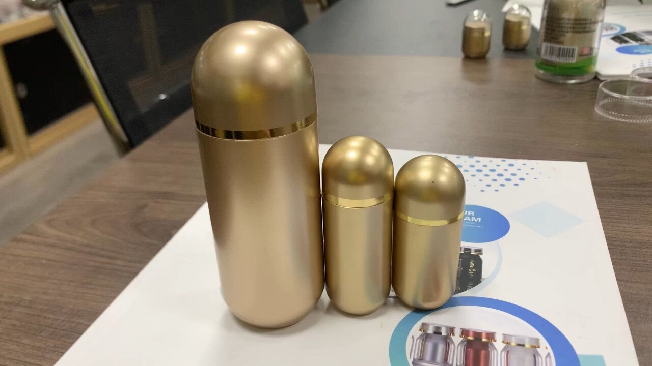 Customized Capsule Shape Ps Bottle Pill Capsules Tablet Packing Tube ...