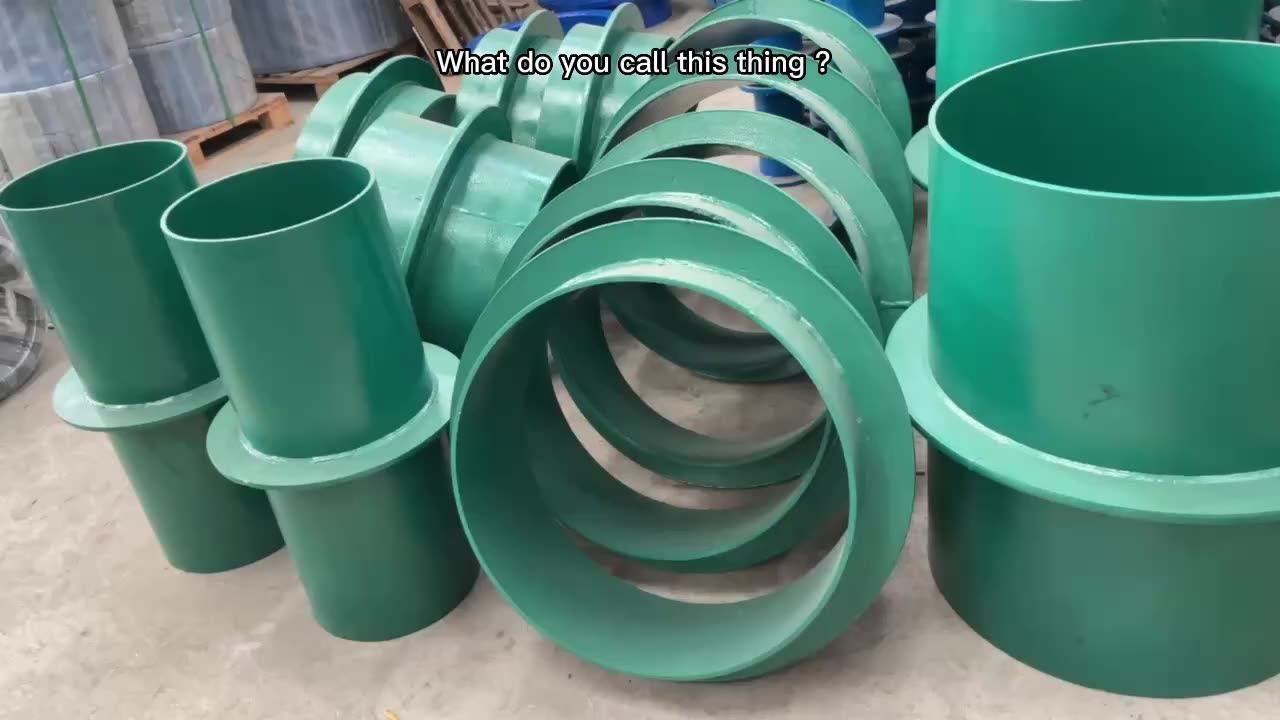Customized Wall Pipe Welded Rigid Casing Joint For Building Wall Rubber ...