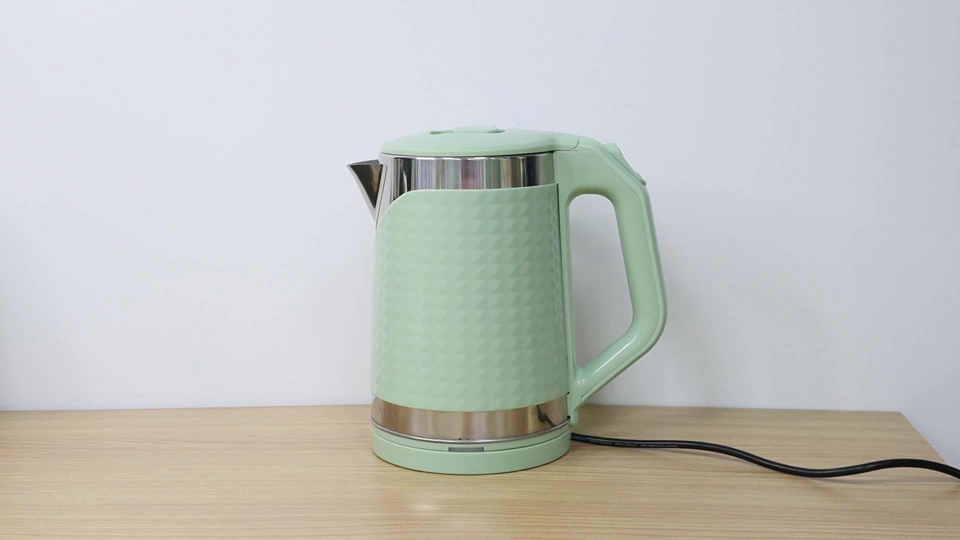 Hand Holding Smart Electronic Water Kettle Machine With Heating And ...