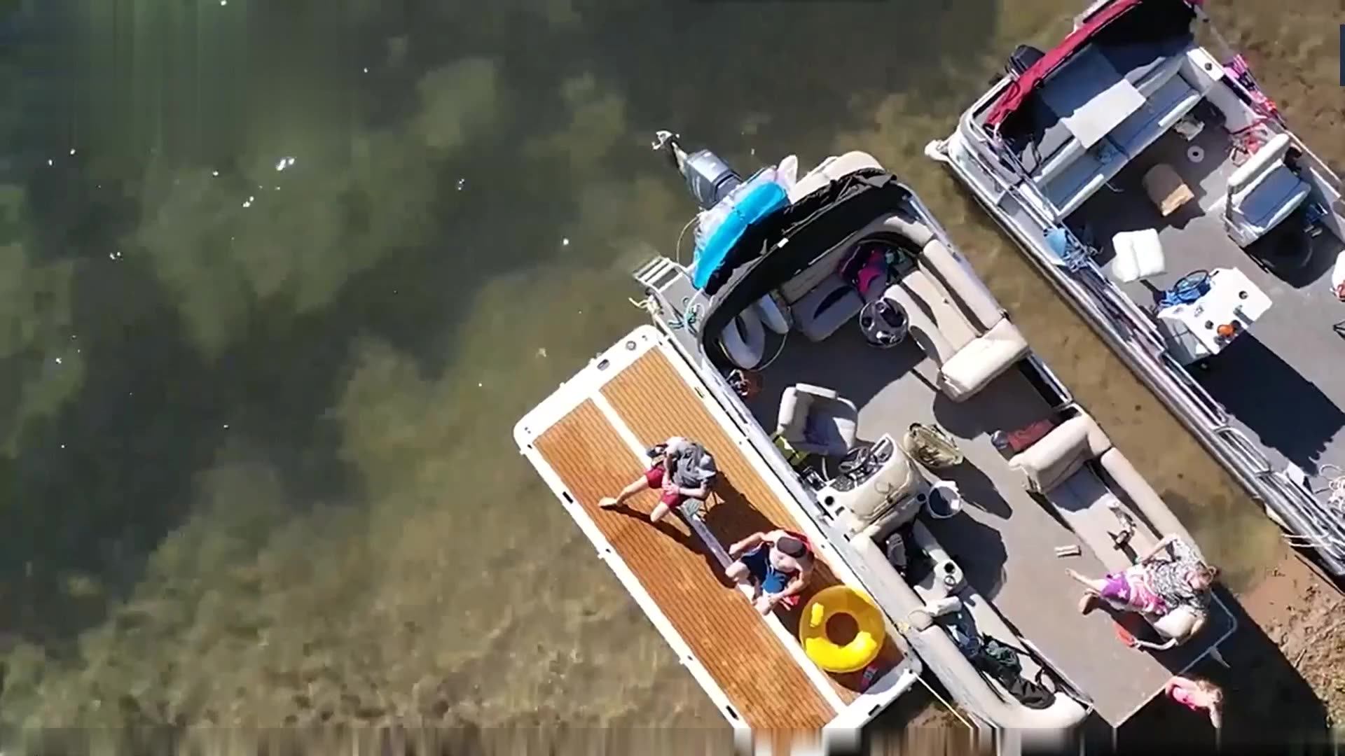 Jet Ski Teak Drop Stitch Sunbathing Yoga Water Pontoon Platform ...