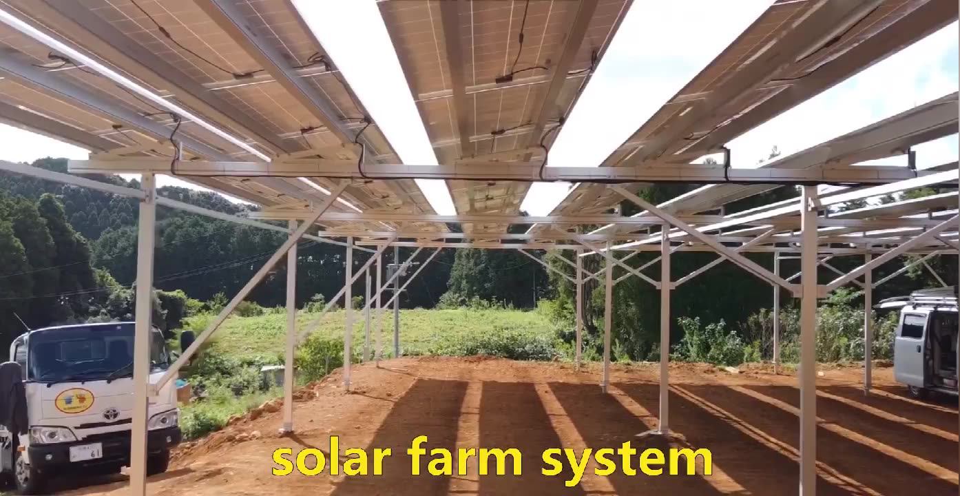 New Design Ground-application Off-grid Solar Farm Installation System ...