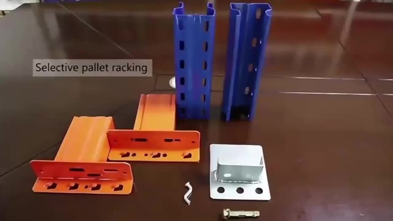 Kingmore Heavy Duty Steel Selective Pallet Rack System For Warehouse ...