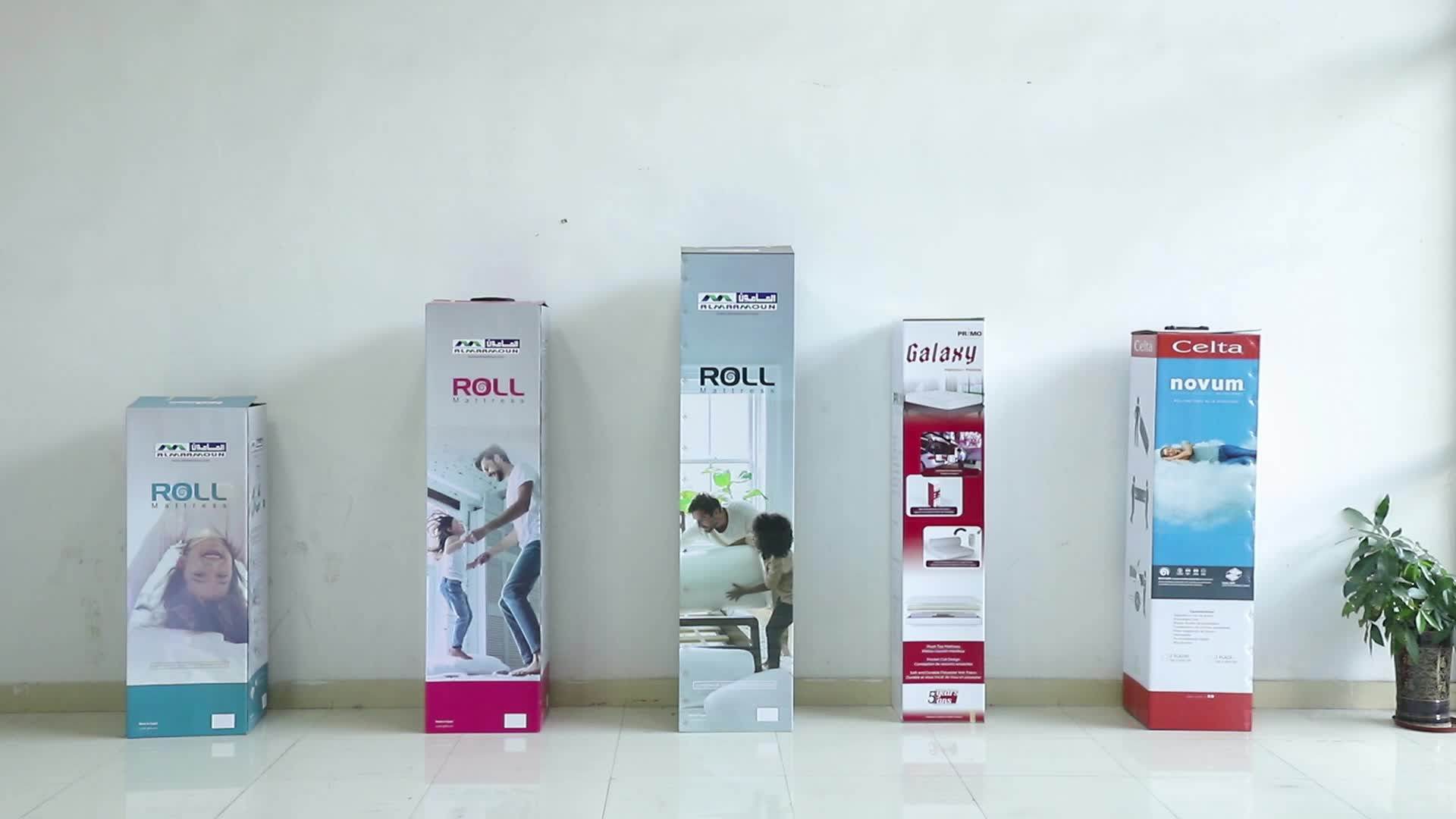 Pull Rod Mattress Packaging Box Mattress Packaging Carton Box Trolley ...