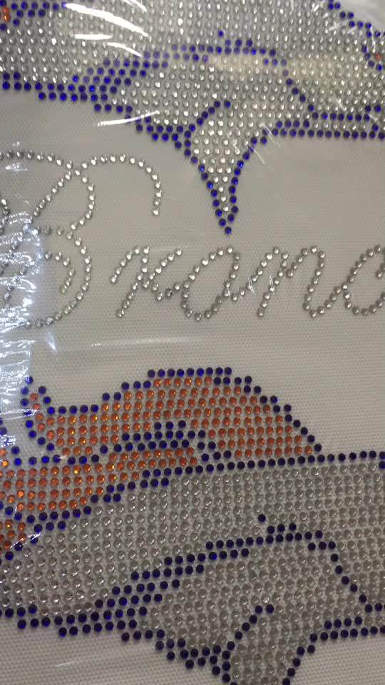 Bulk Custom Animal Logo Rhinestone Transfer Sheet For T-shirt Iron On ...