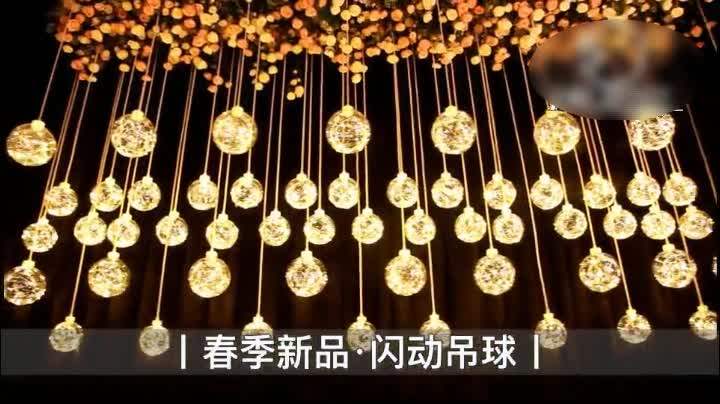 Star Spring Led Light Drop Ceiling Hanging Wedding Deco For Weddings ...