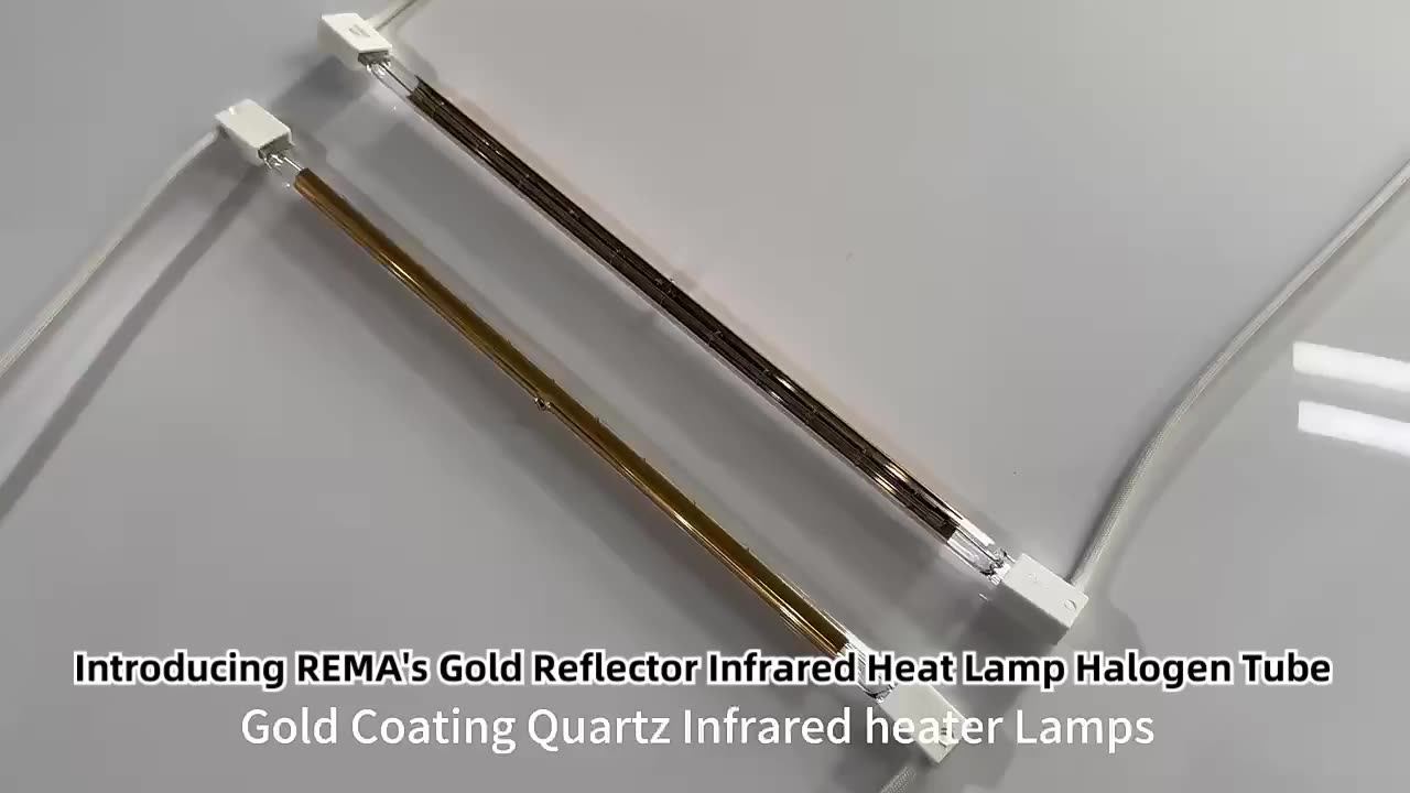 Rema 220v 1500w Square Ceramic Head Tungsten Filament Single Tube Half ...