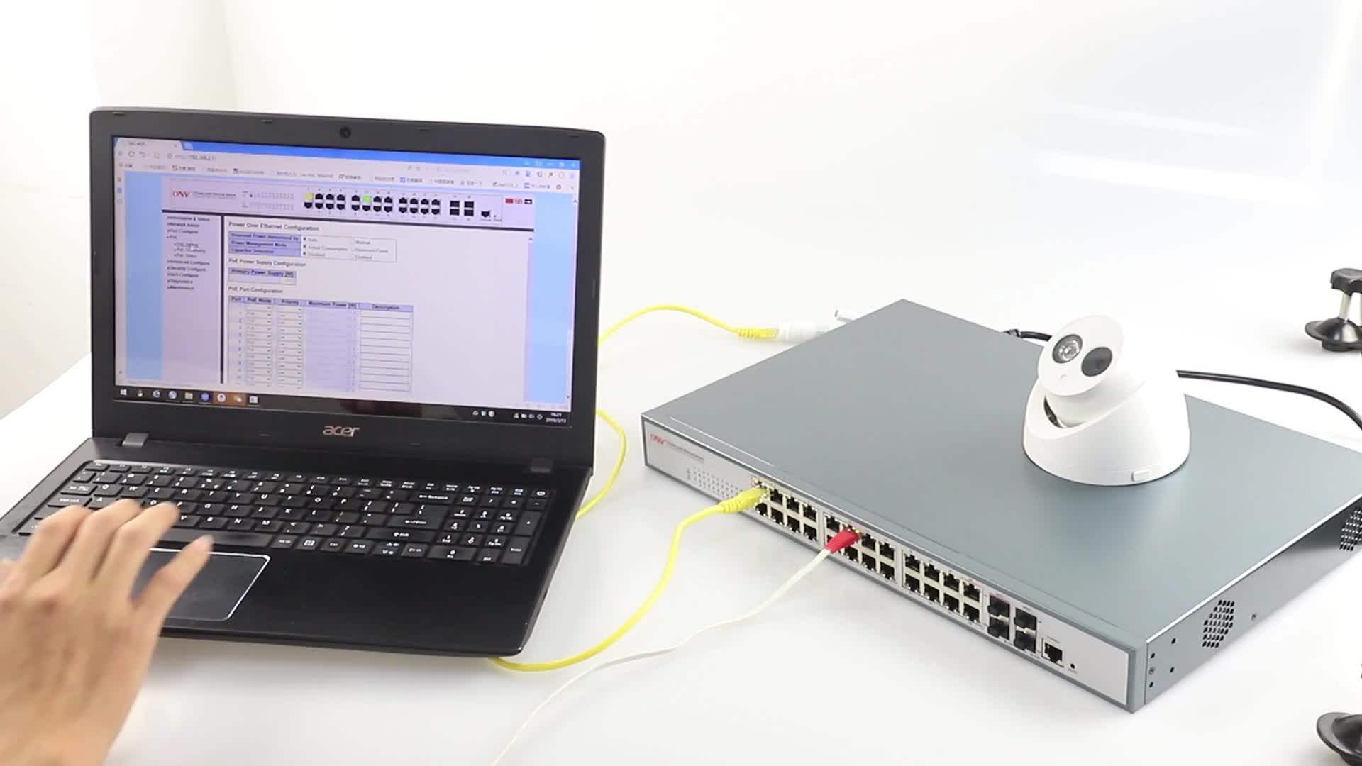 Cctv Poe Switch 8 Port 10100m Poe Extender Supplier Security Systems ...