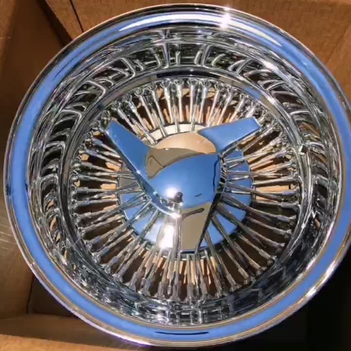 22 -26 Inch Chromed Forged Wired Car Hub Multi Spokes Alloy Wheels Rims ...