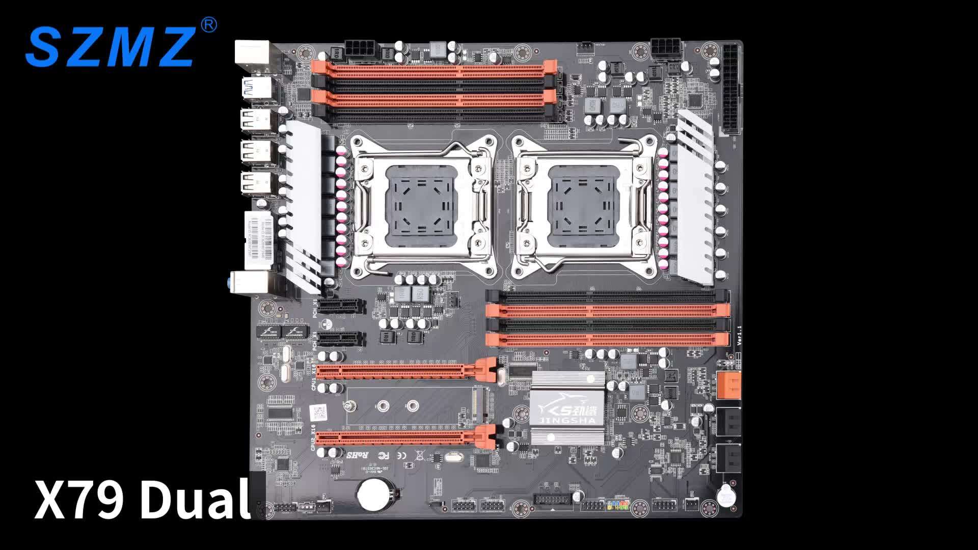 Szmz Dual Cpu Motherboard With X79 Chipset Lga 2011,Max 256gb Quad ...