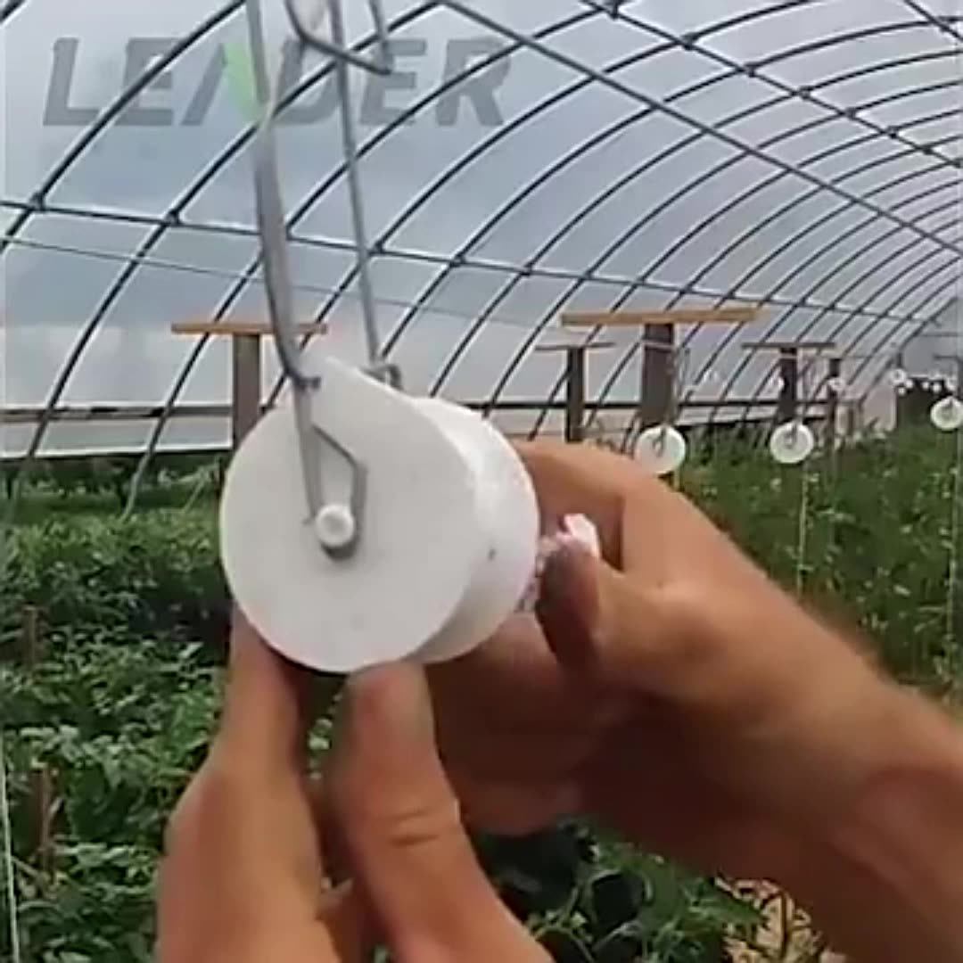 Tomato Cucumber Seed Hanging Support Plastic Hanger Metal Roller Hook ...