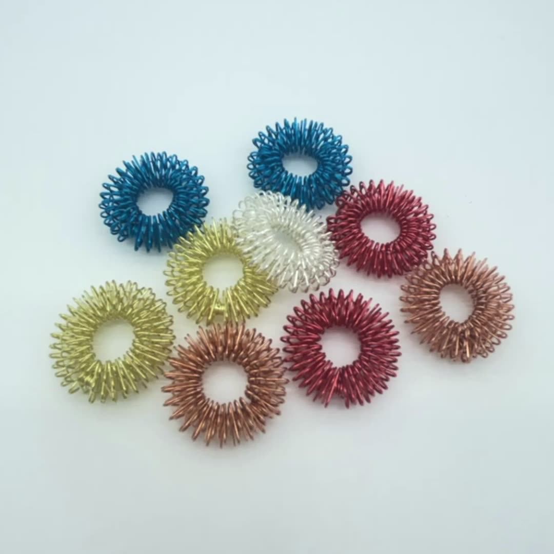 Acupressure Magic Sujok Ring Finger Massager Ring Acupuncture Ring ...