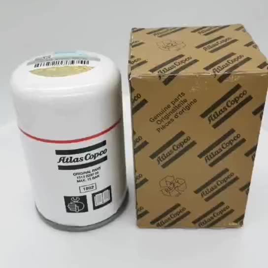 Atlas Copco Oil Filter Air Compressor Spare Parts Oil Filter For Atlas ...
