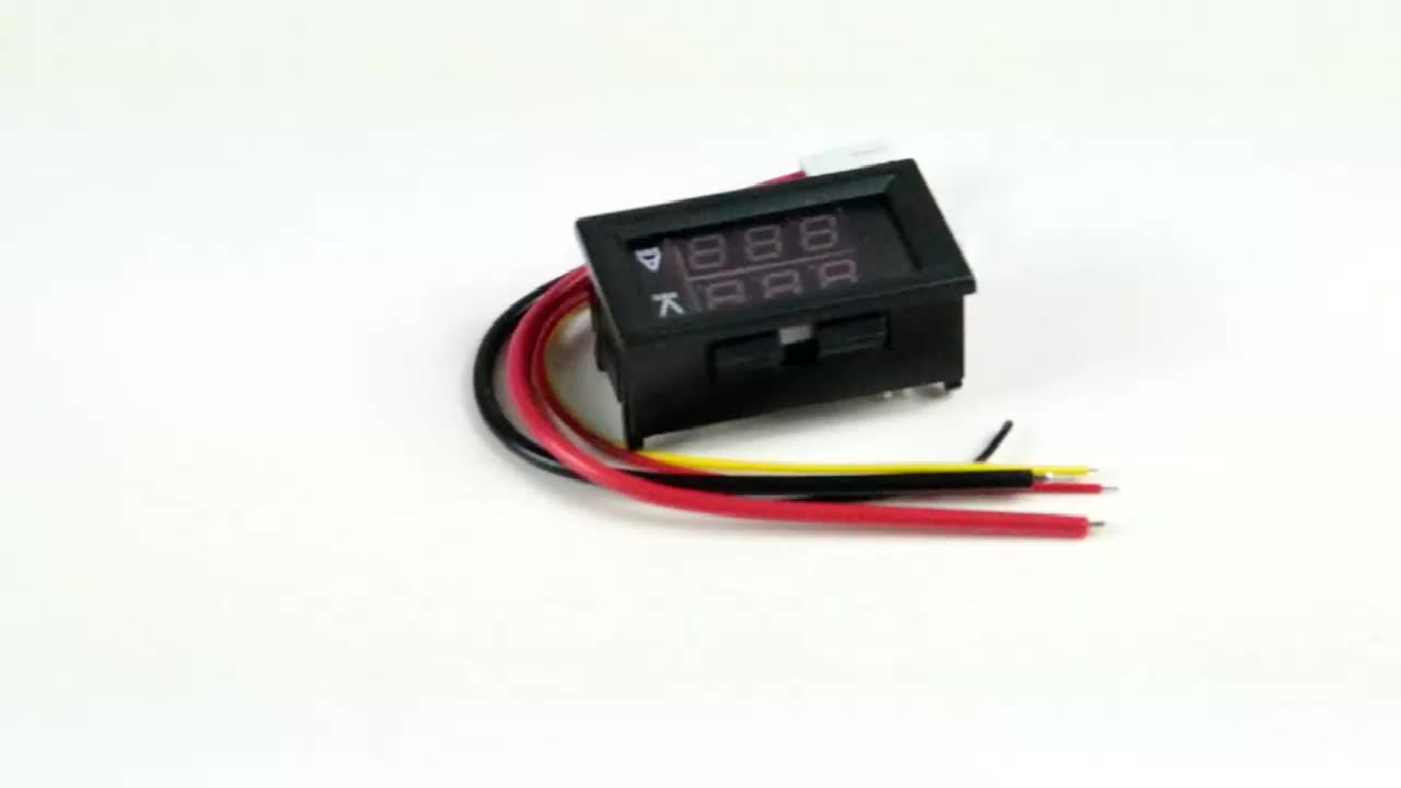 Mini Digital Voltmeter Ammeter Dc 0 100v 10a 50a 100a Panel Amp Volt
