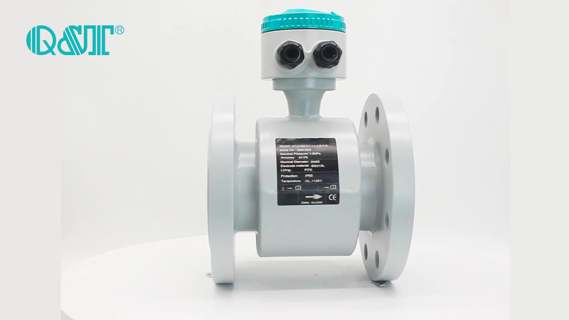 Qtld Ce Atex Approved Magnetic Flow Meter 0.5% Electromagnetic Flow Meter - Buy Magnetic Flow ...