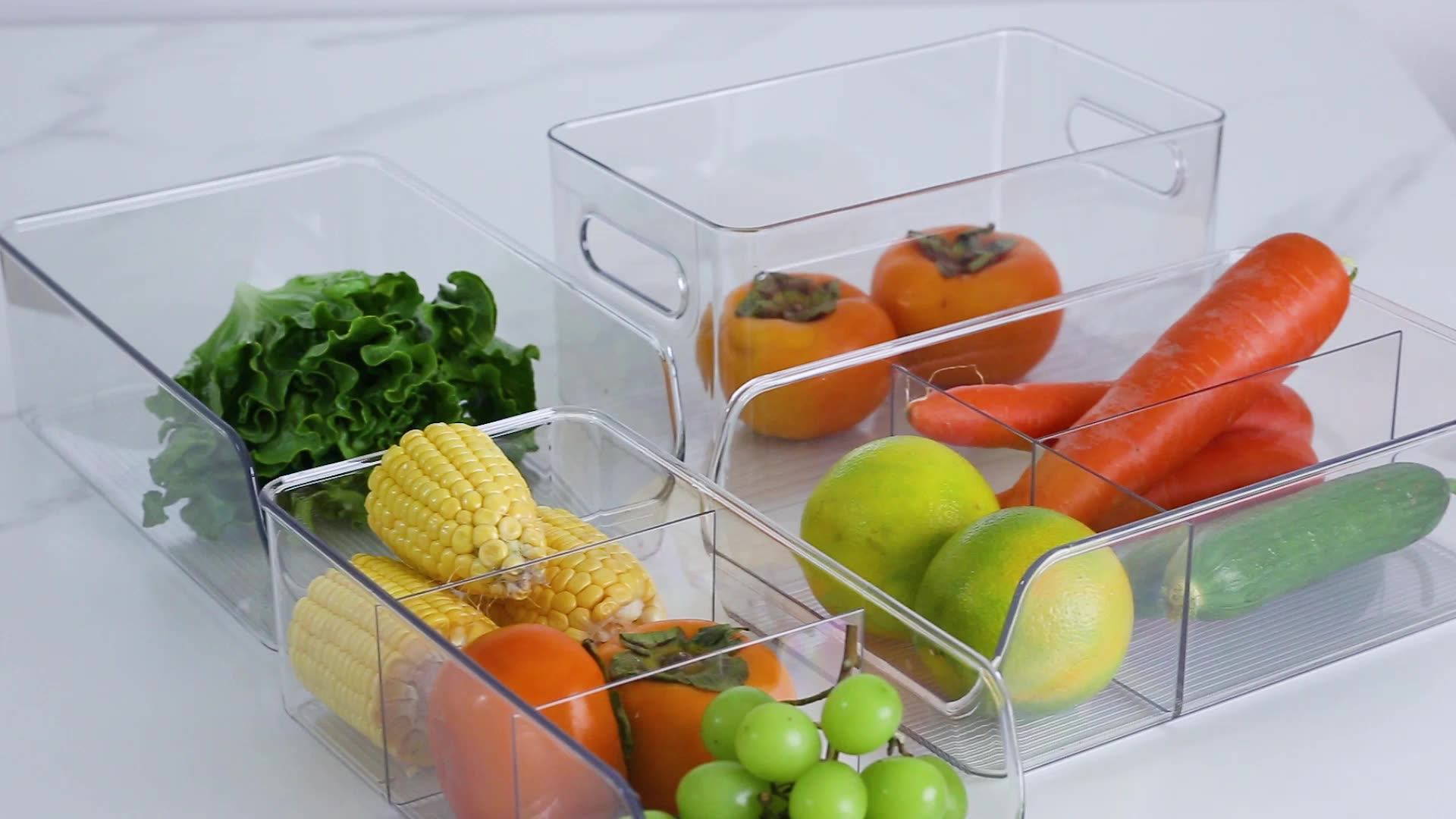 Plastic Food Grade Containers Design Small Square Refrigerator Plastic ...