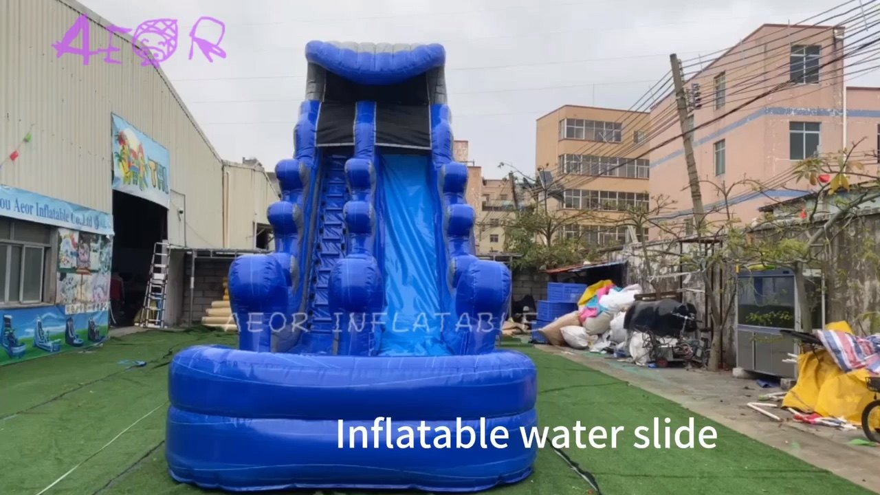 Toboggan Gonflable Giant Water Slide Commercial Pvc Waterslide Children ...
