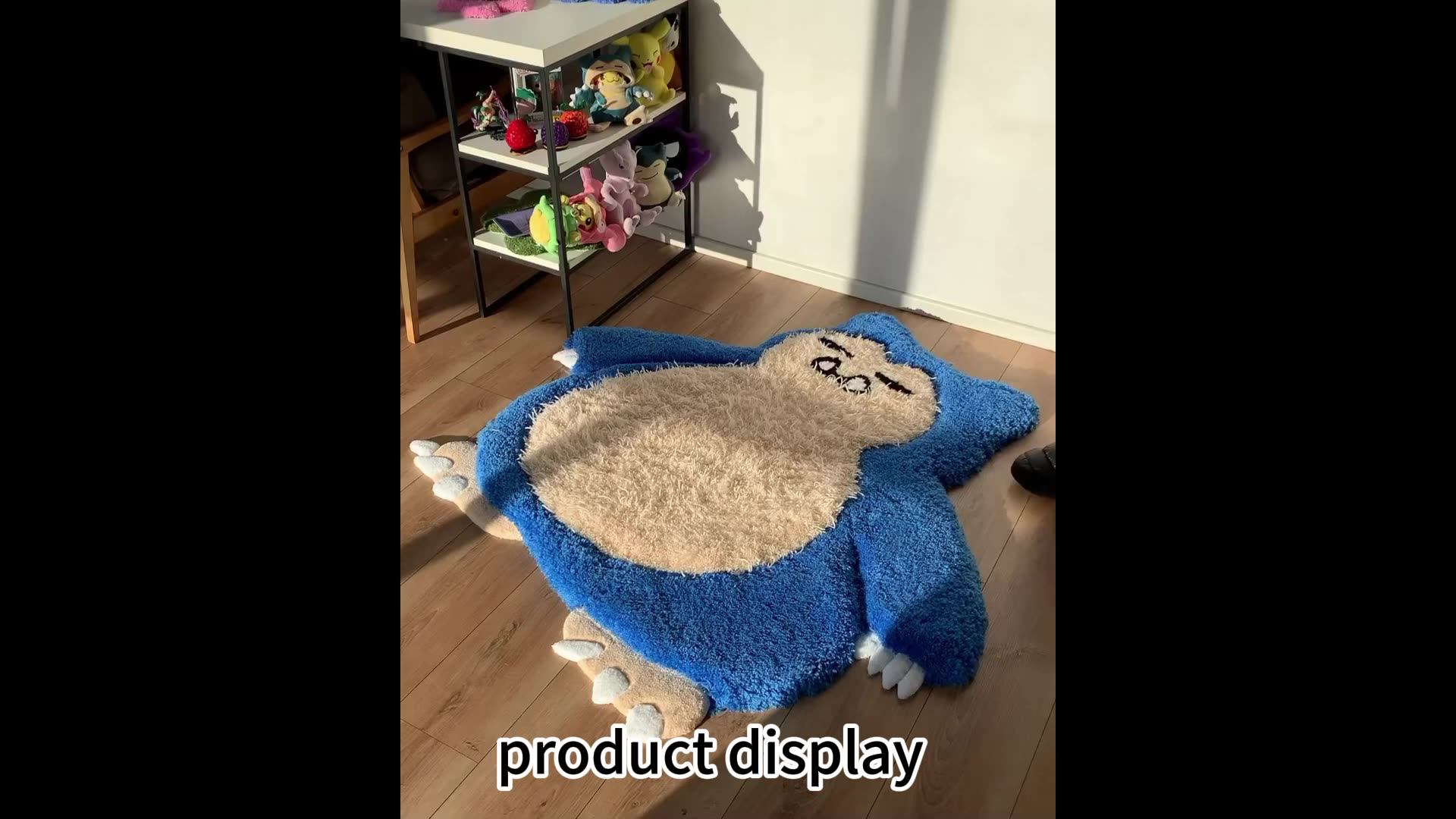 Pink Animated Characters Marine Organism Shape Durable Cartoon Home ...