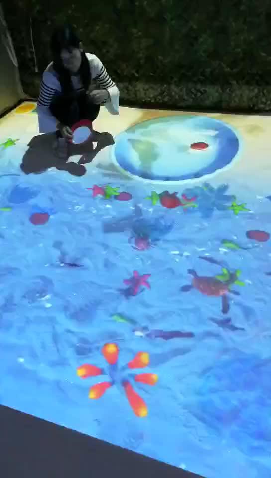 New Product 3d Display Magic Sand Interactive Floor Projection System ...