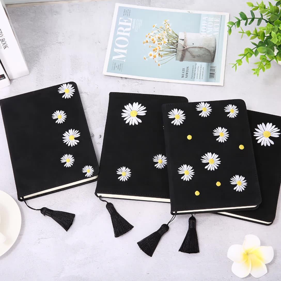 Deqi Cheap Notebook For Work School Pu Leather College Ruled Executive